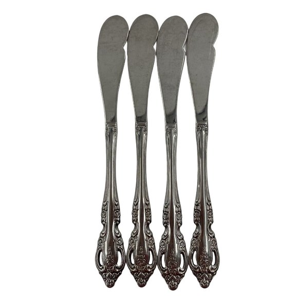Oneida | Dining | Oneida Community Brahms Glossy Stainless Flatware 6 4 ...